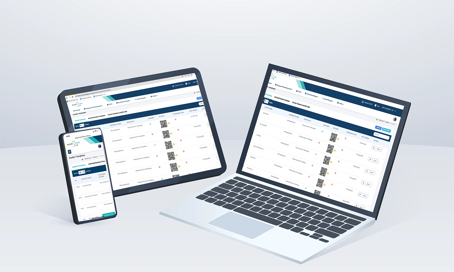 Digital forms and dockets to increase productivity | Record TIME